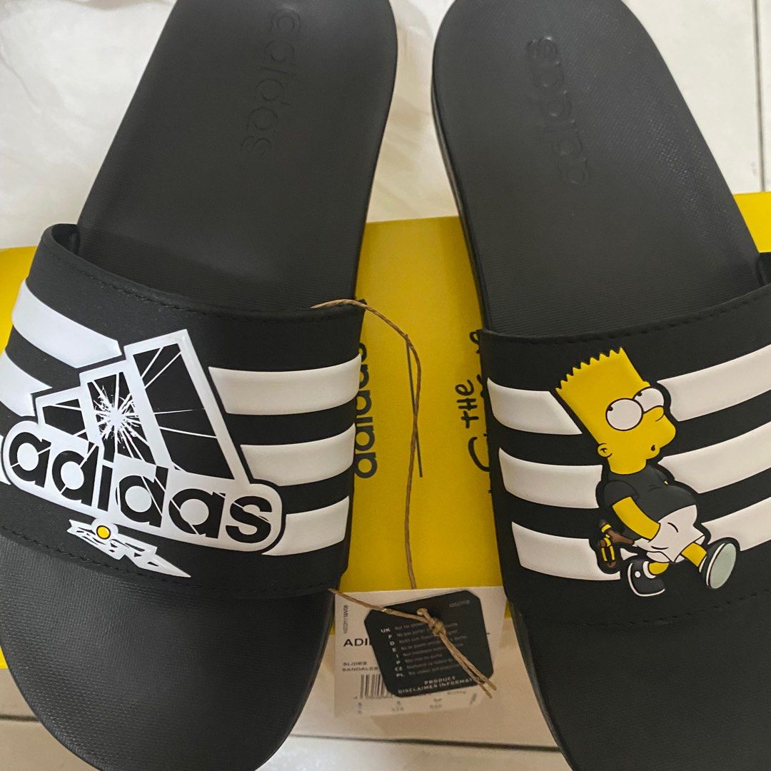ADIDAS THE SIMPSONS ADILETTE COMFORT SLIDES, Women's Fashion, Footwear ...
