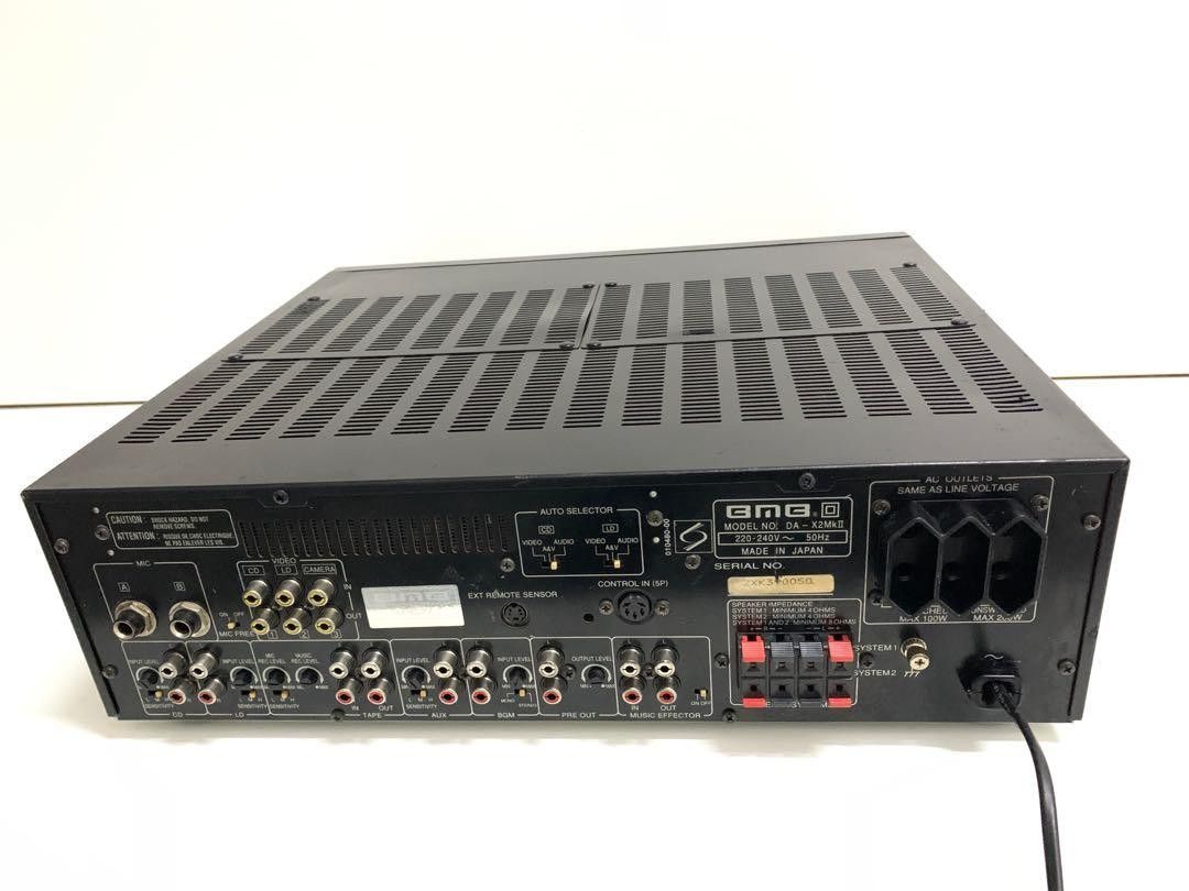 BMB DA-X2MKII Karaoke Amplifier Made In Japan 日本製專業級 卡拉ok 擴音機, 家庭電器, 電視 ...