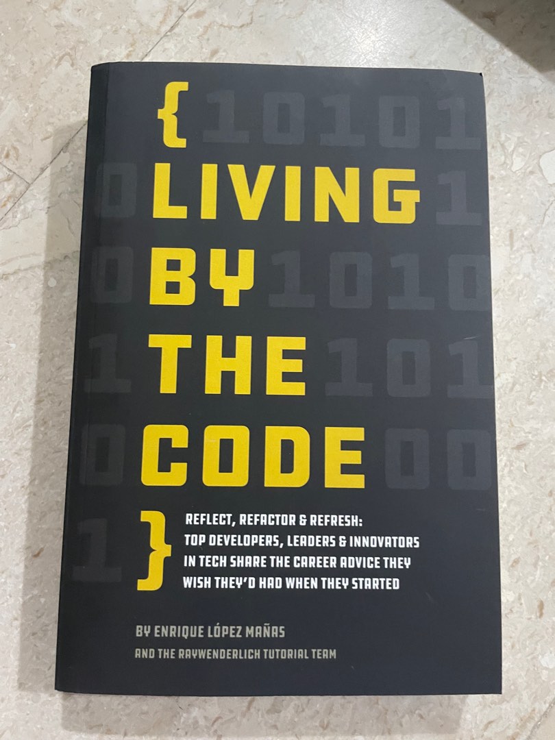 [book] - hardcover - Living by the code, Hobbies & Toys, Books ...