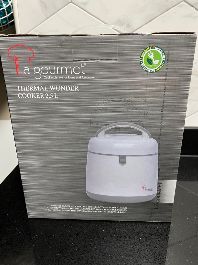 Brand New La Gourmet Thermal Wonder Cooker 2.5L, TV & Home Appliances ...
