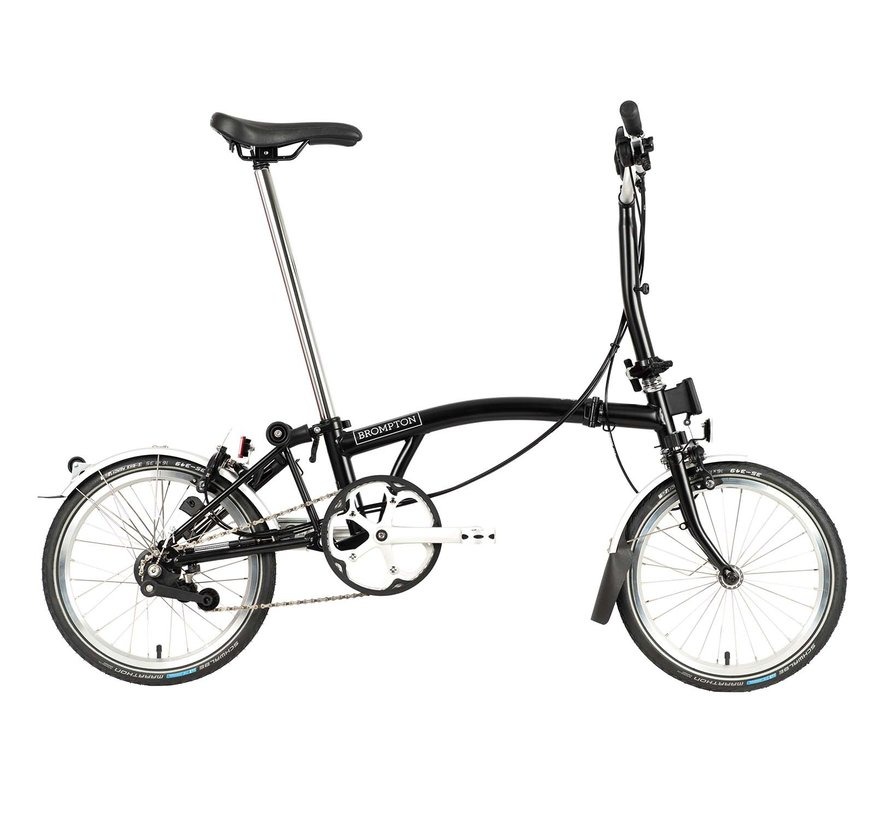 BROMPTON C LINE EXPLORER MATTE BLACK 6 SPEED MID BAR, Sports Equipment ...