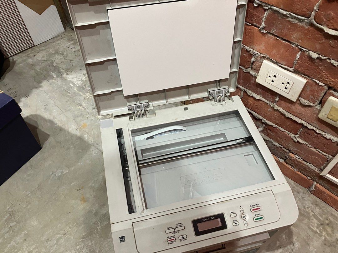 Brother DCP-7055 Print Scan Copy Mono Laser Printer, Computers & Tech ...