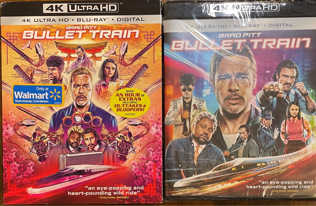 Bullet Train 4K Ultra HD Blu Ray, Hobbies & Toys, Music & Media, CDs ...