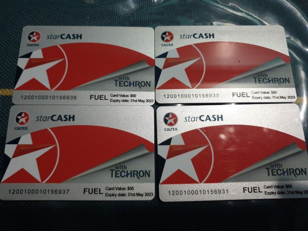 Caltex Starcash Cards Worth S$200, Tickets & Vouchers, Vouchers on ...