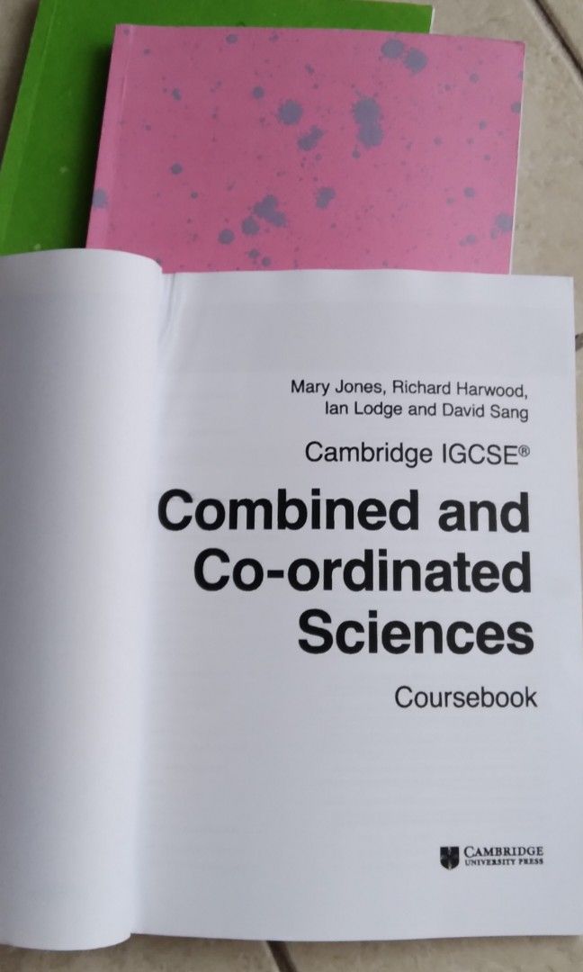 Cambridge Igcse Combined Science Coursebook Hobbies And Toys Books