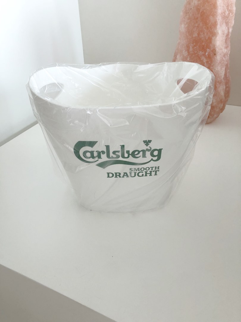 1 pc - Carlsberg Beer bucket, Furniture & Home Living, Kitchenware ...