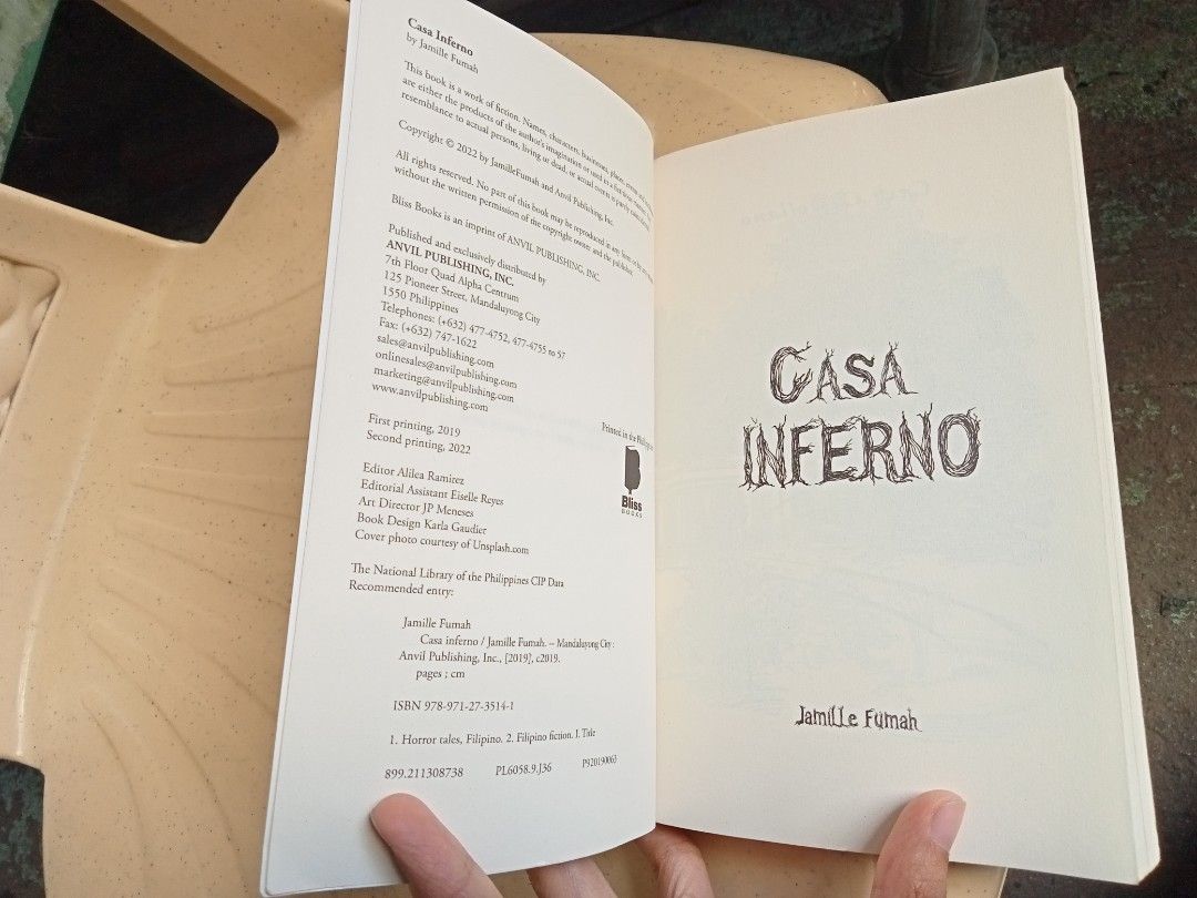 CASA INFERNO, Hobbies & Toys, Books & Magazines, Fiction & Non-Fiction ...