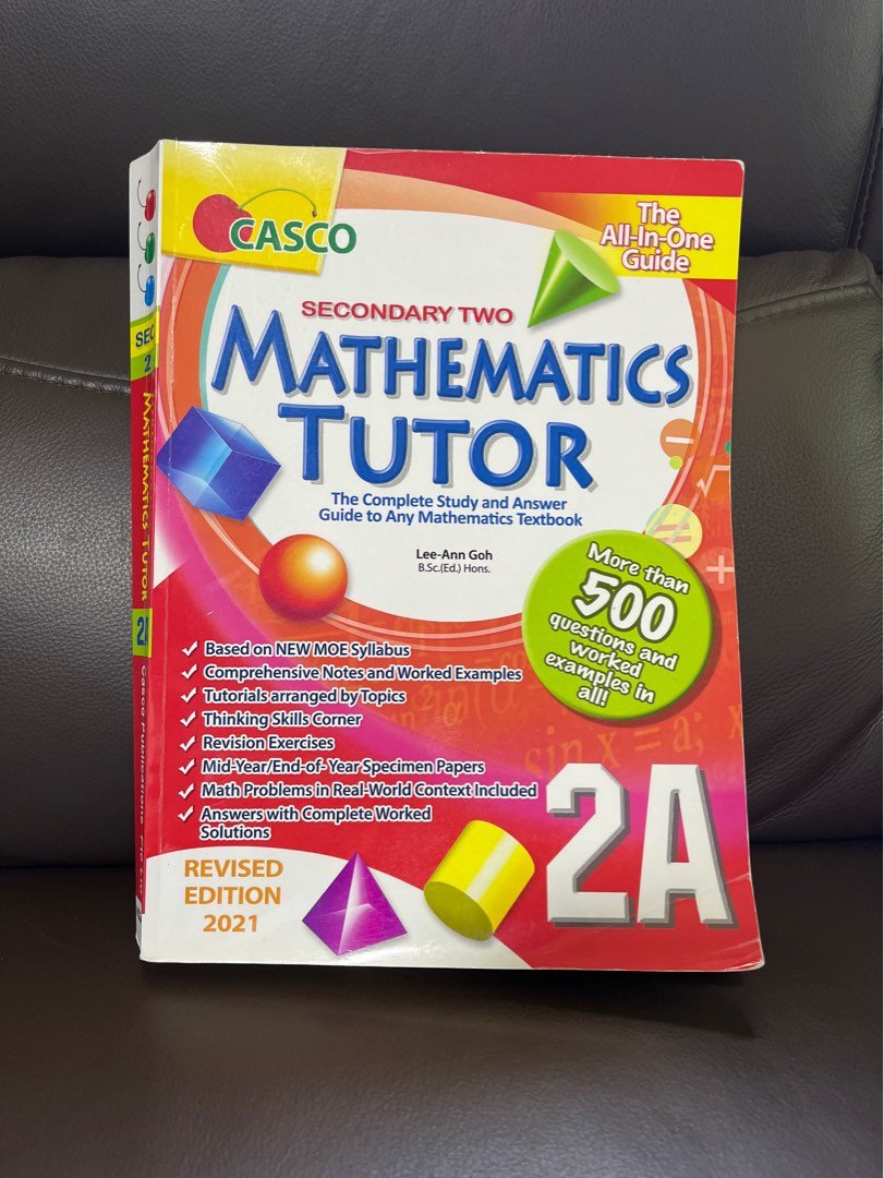 Casco Secondary Two Mathematics Tutor 2A Revised Ed 2021, Hobbies & Toys, Books & Magazines ...