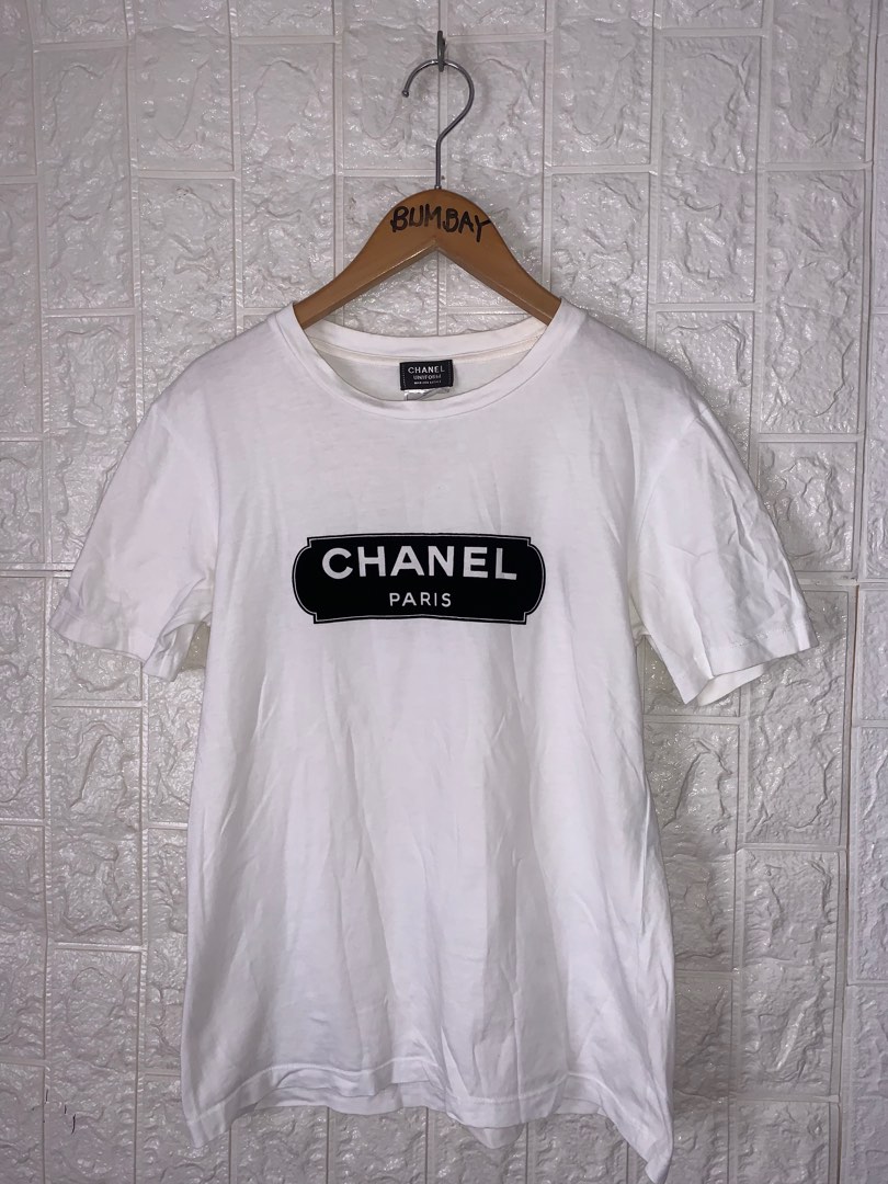 Chanel Tee, Women's Fashion, Tops, Shirts on Carousell