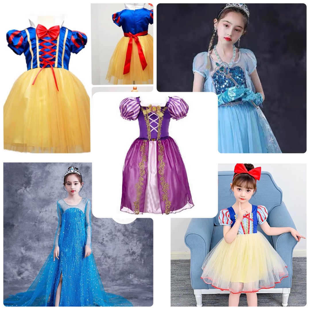Children Princess cosplay party outfit, Babies & Kids, Babies & Kids ...