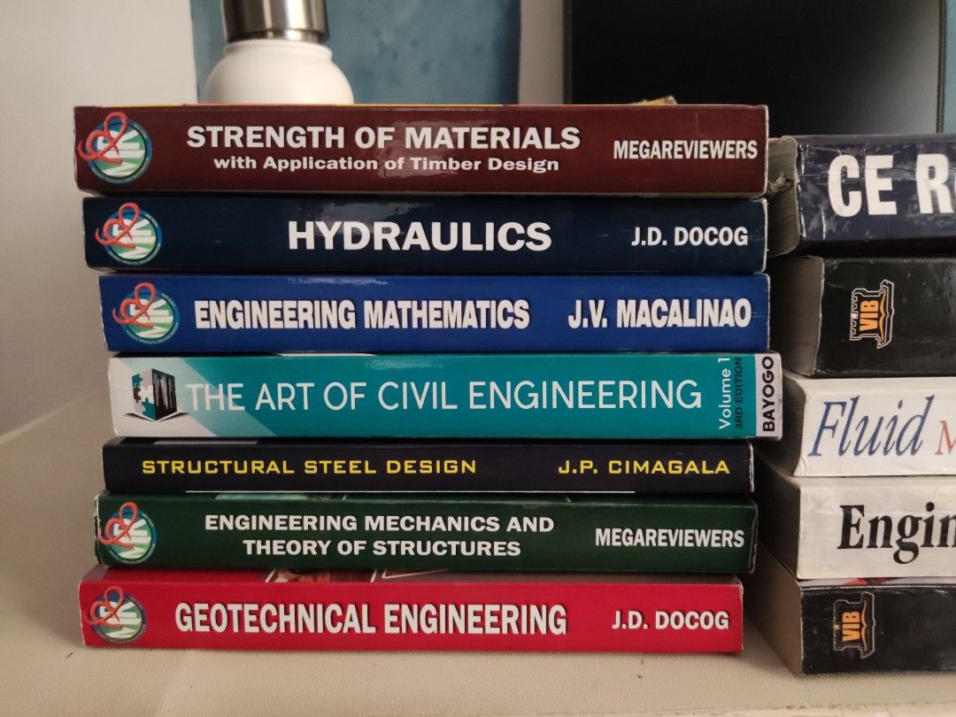 CIVIL ENGINEERING BOARD EXAM BOOKS/ COLLEGE ENGINEERING BOOKS, Hobbies ...