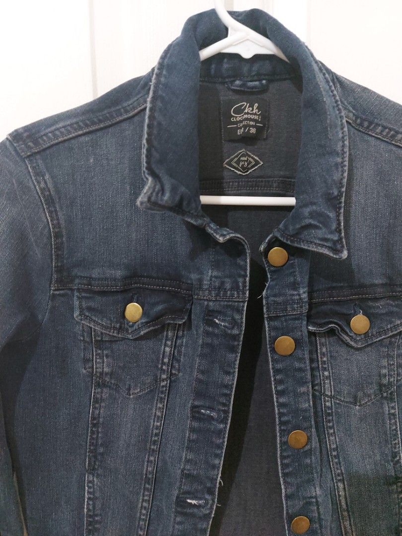 Clockhouse Denim Jacket, Women's Fashion, Coats, Jackets and Outerwear ...