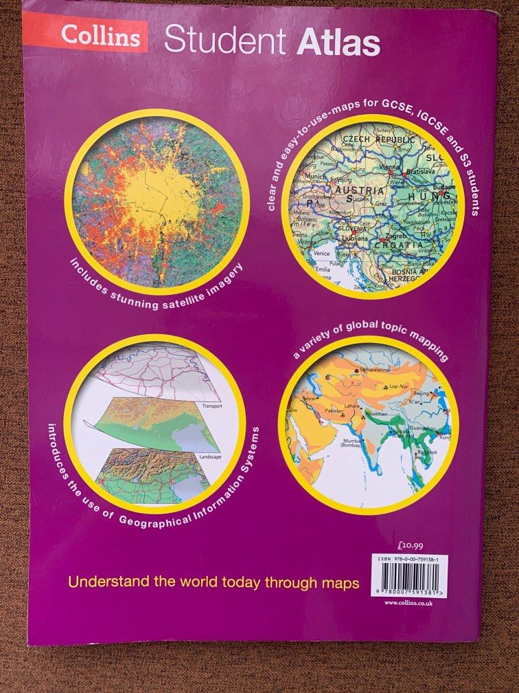 Collins Student Atlas, Hobbies & Toys, Books & Magazines, Textbooks on ...