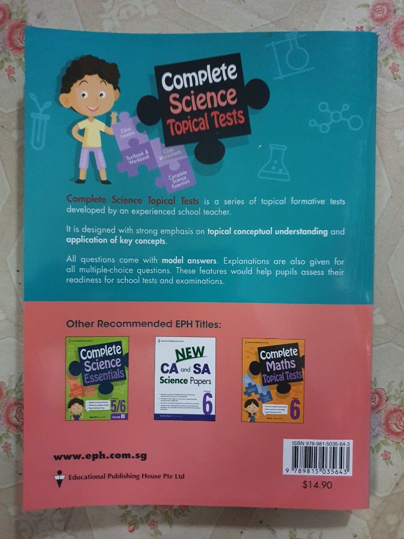 Complete Science Topical Tests P5/6, Hobbies & Toys, Books & Magazines ...
