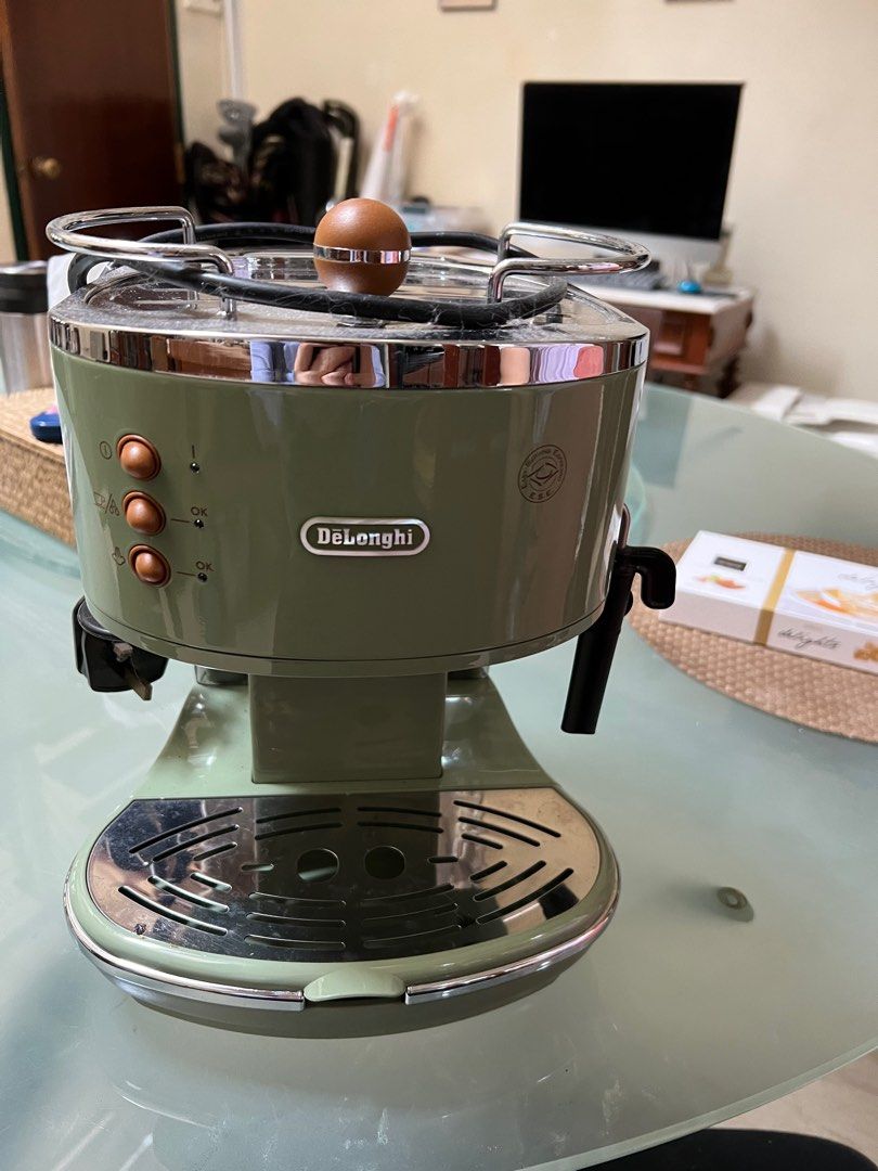 Delonghi Icona Vintage Espresso Coffee Machine, TV & Home Appliances ...