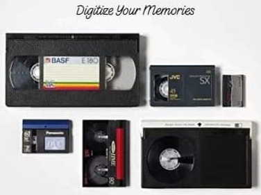 Digitization (Conversion) - VHS VHS-C Hi8 MiniDV Audio Cassette DVD ...