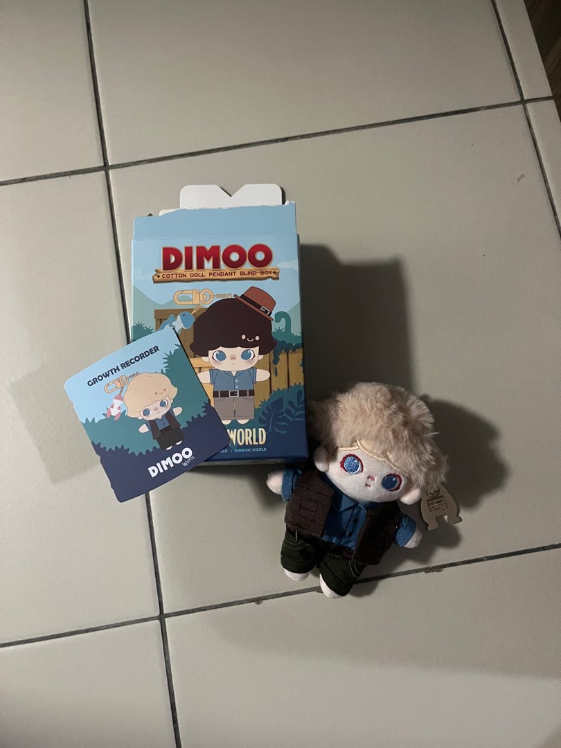 DIMOO Jurassic World Plushie - The Growth Recorder, Hobbies & Toys ...