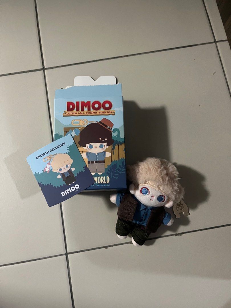 DIMOO Jurassic World Plushie - The Growth Recorder, Hobbies & Toys ...
