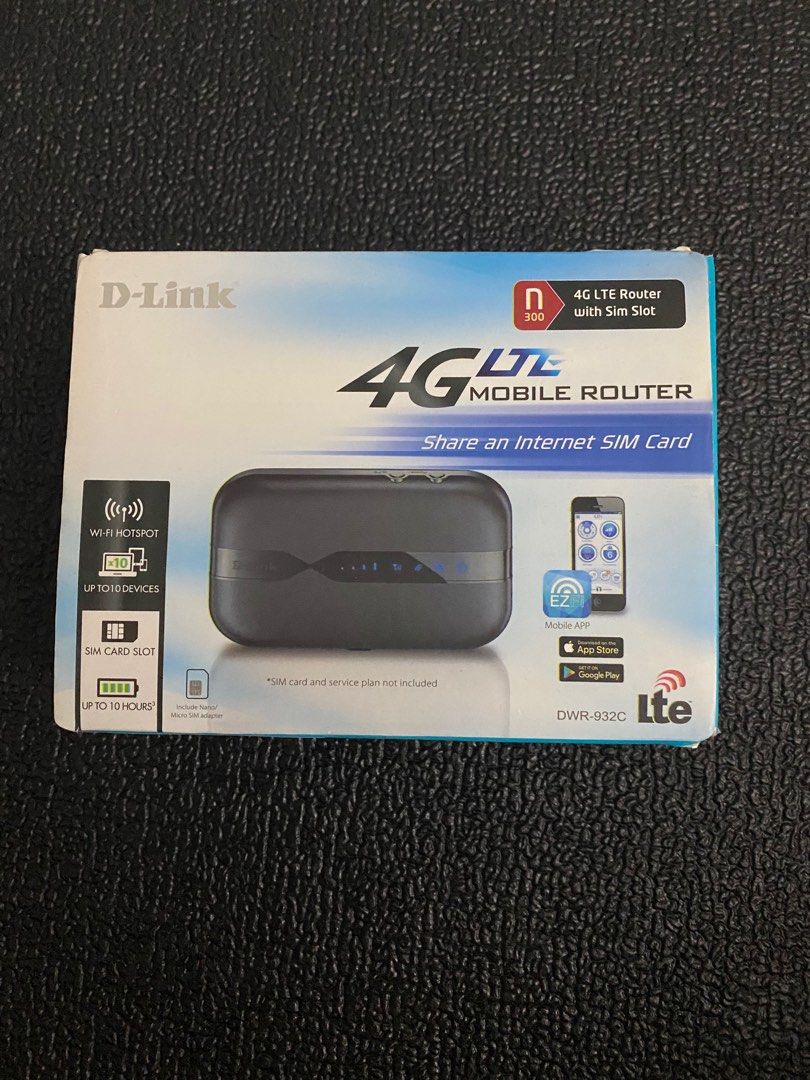 D-link Mobile 4G Router DWR-932-D3, Computers & Tech, Parts & Accessories, Networking on Carousell