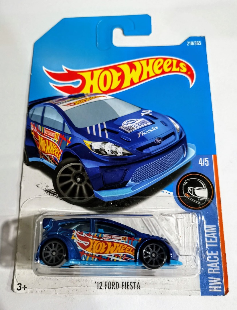 (f) Hot Wheels 12 Ford Fiesta hw race team, Hobbies & Toys, Toys ...