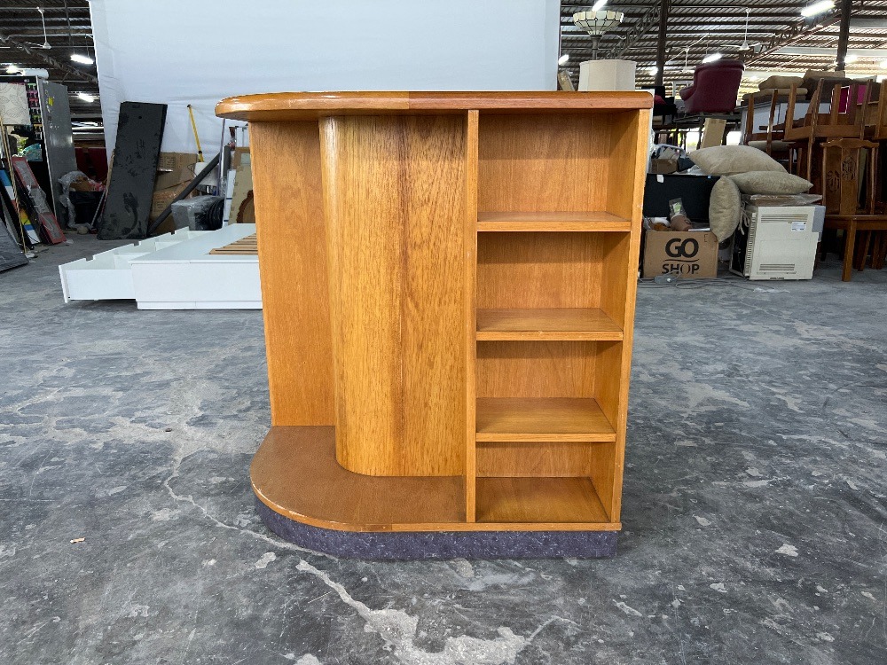 Formica Laminate Top Corner Display Stand Side Table / Formica Laminate ...
