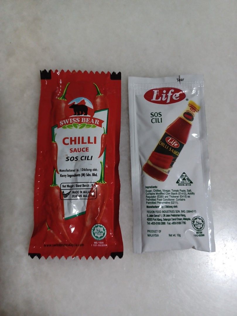Free - SOS Chilli sauce x 90 mini packs, Food & Drinks, Packaged ...