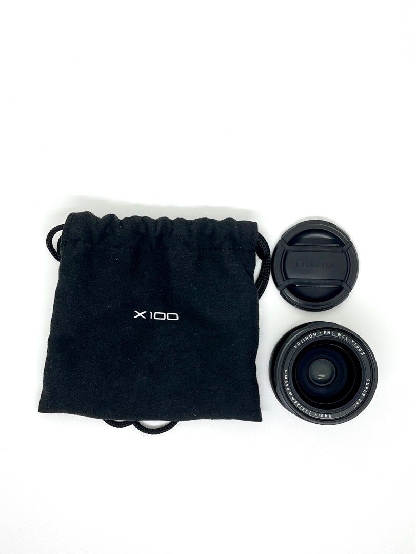 Fujifilm X100V with WCL-X100 ii, Photography, Cameras on Carousell