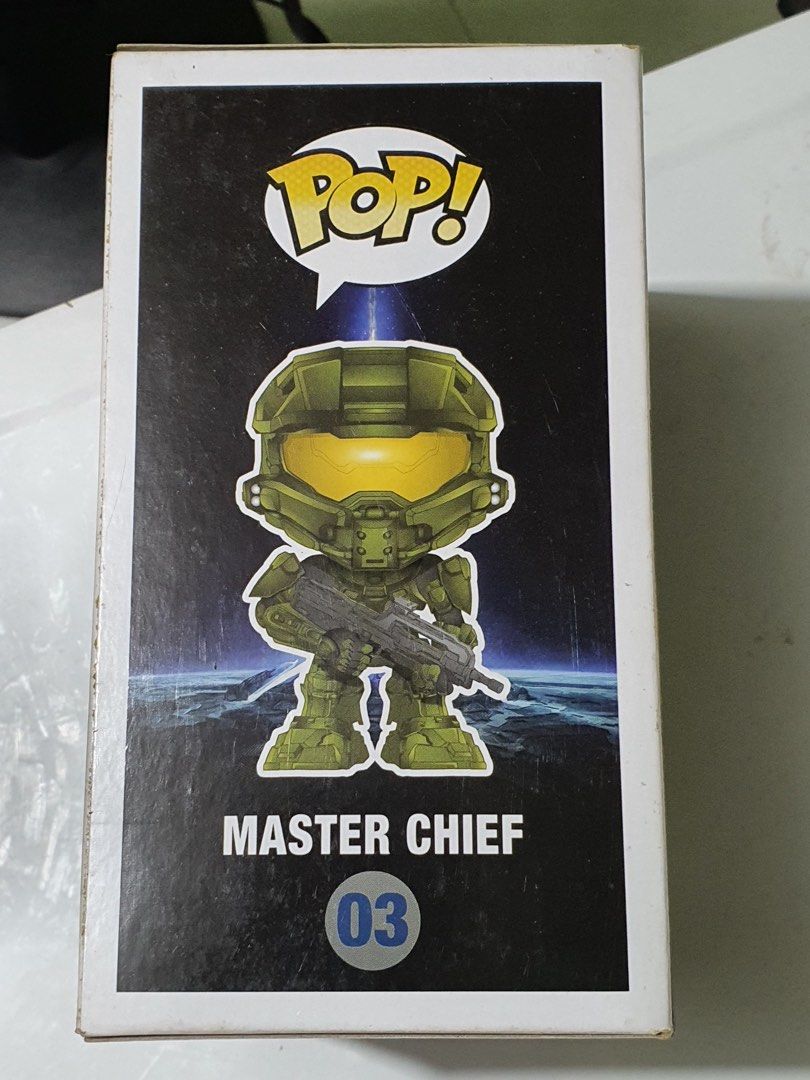 Funko Pop Master Chief gold #03, Hobbies & Toys, Toys & Games on Carousell