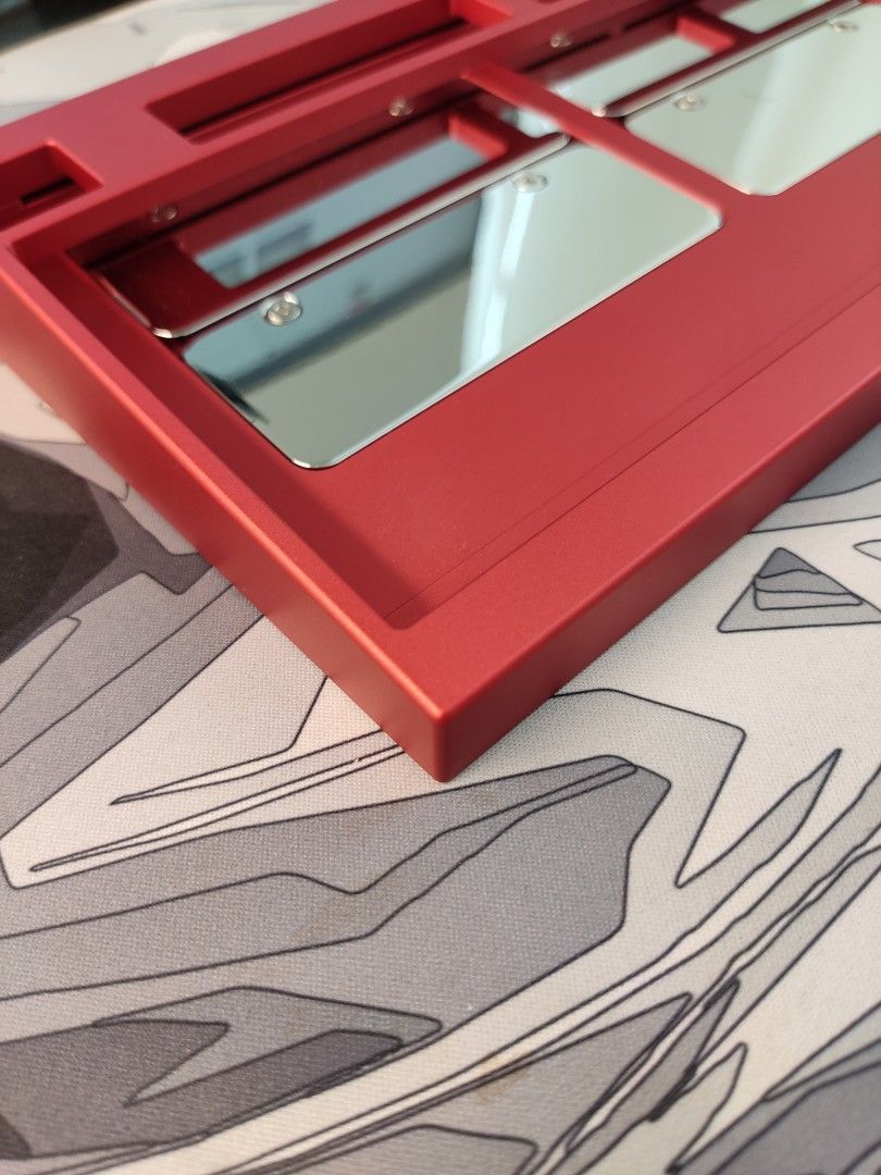 Geonworks F1-722 Crimson Red Custom Mechanical Keyboard, Computers ...