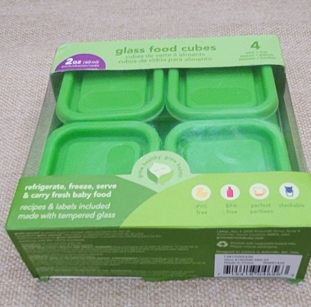 Glass, Baby, Condiments Food Cubes, Babies & Kids, Nursing & Feeding ...