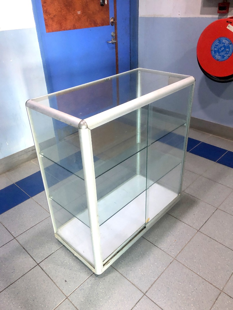 Glass Display Cabinet With Wheels Furniture And Home Living Furniture