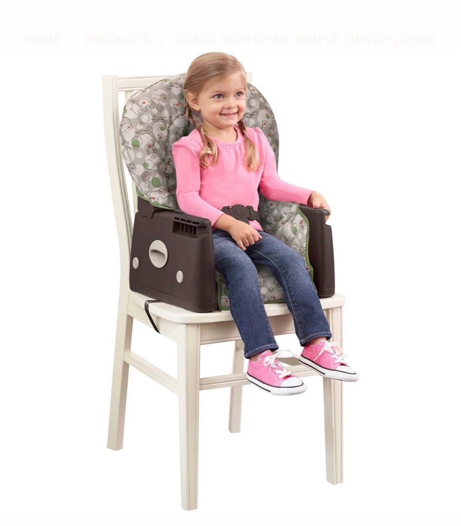 Graco High Chair 2 in 1 Simple Switch (Zuba), Babies & Kids, Nursing ...