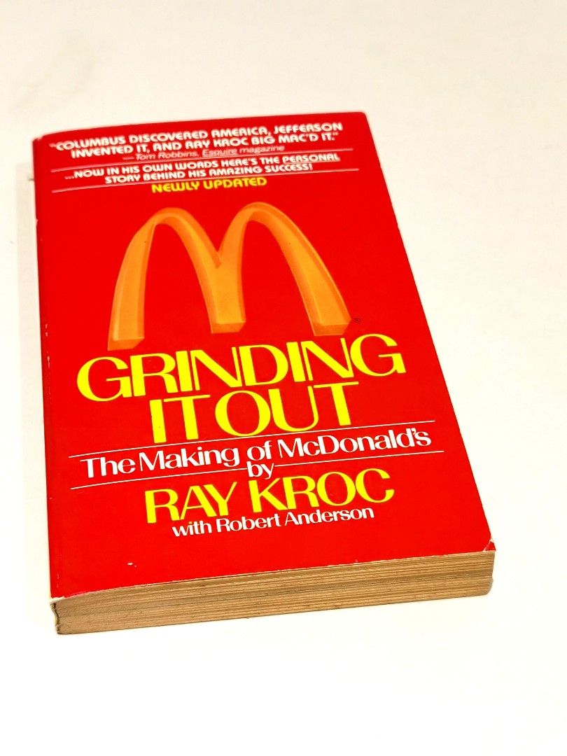 Grinding It Out The Making Of McDonald's Book By Ray Kroc, Hobbies & Toys, Books & Magazines ...