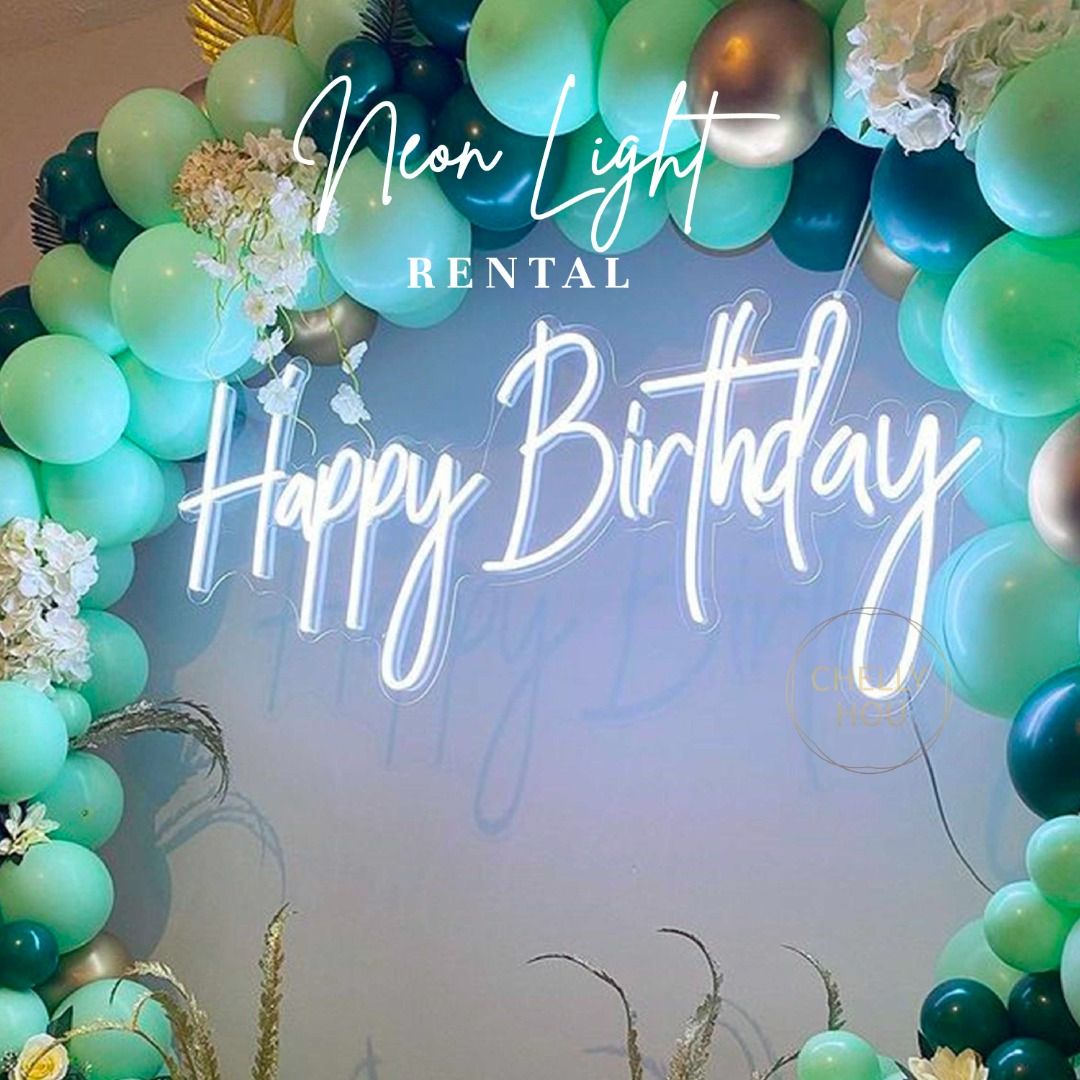 Happy Birthday Neon Sign Bar Sign Birthday Neon Led Neon Light LED ...
