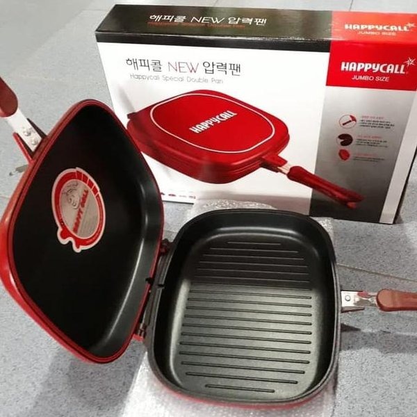 Happy Call Double Pan Original , Furniture & Home Living, Kitchenware ...