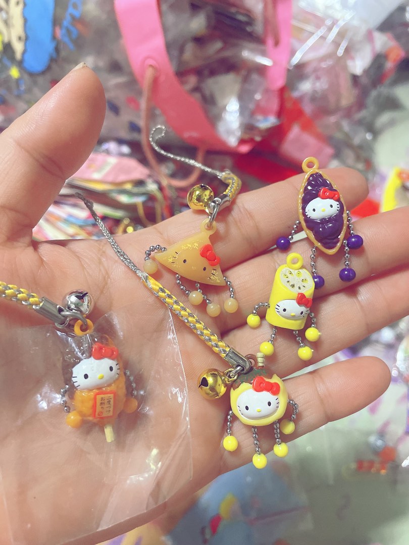 hello kitty charms keychains, Hobbies & Toys, Toys & Games on Carousell