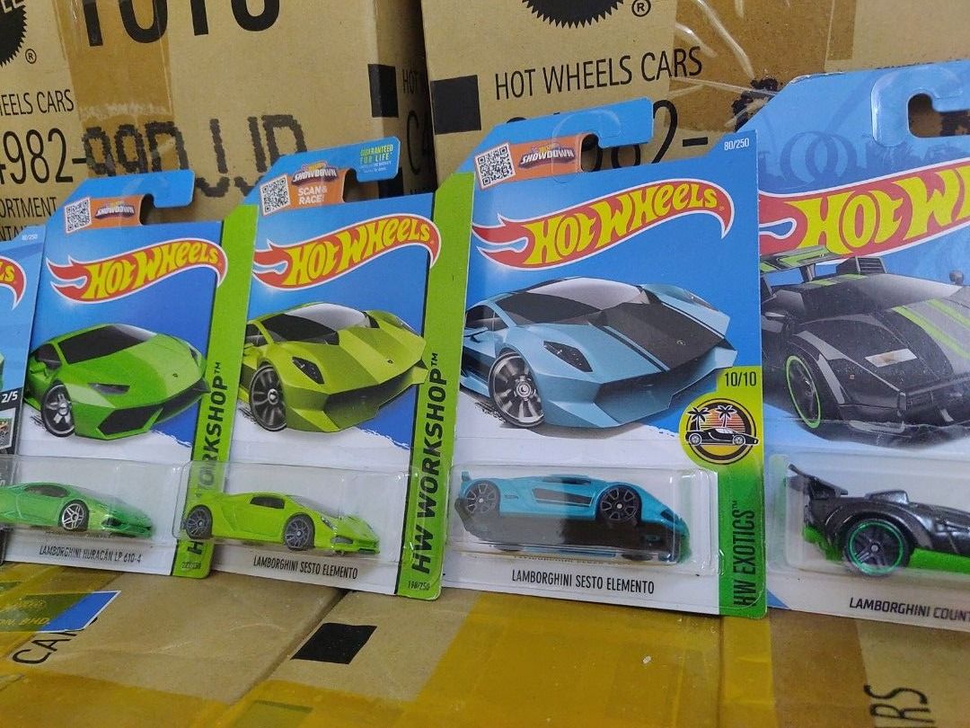 Hot Wheels lamborghini Green Theme Hotwheels Lambo, Hobbies & Toys ...