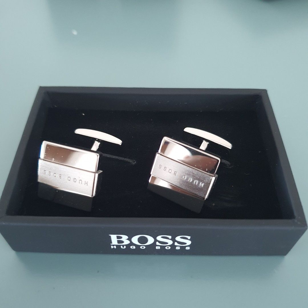Hugo Boss Cuff Links, Men's Fashion, Watches & Accessories, Cuff Links ...