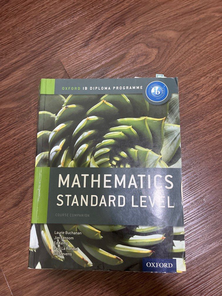 IB SL Math Textbook, Hobbies & Toys, Books & Magazines, Textbooks on ...