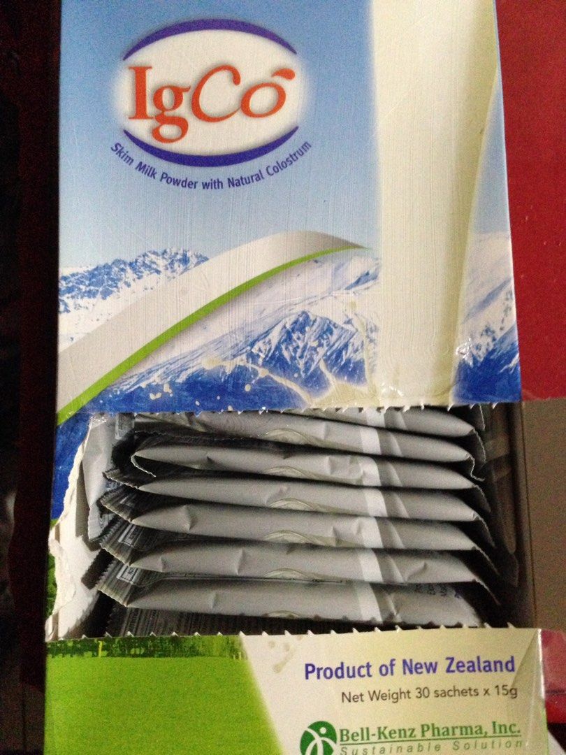 IgCo Bovine Colostrum Cow's Milk - 1 box is 30 sachets, Health ...