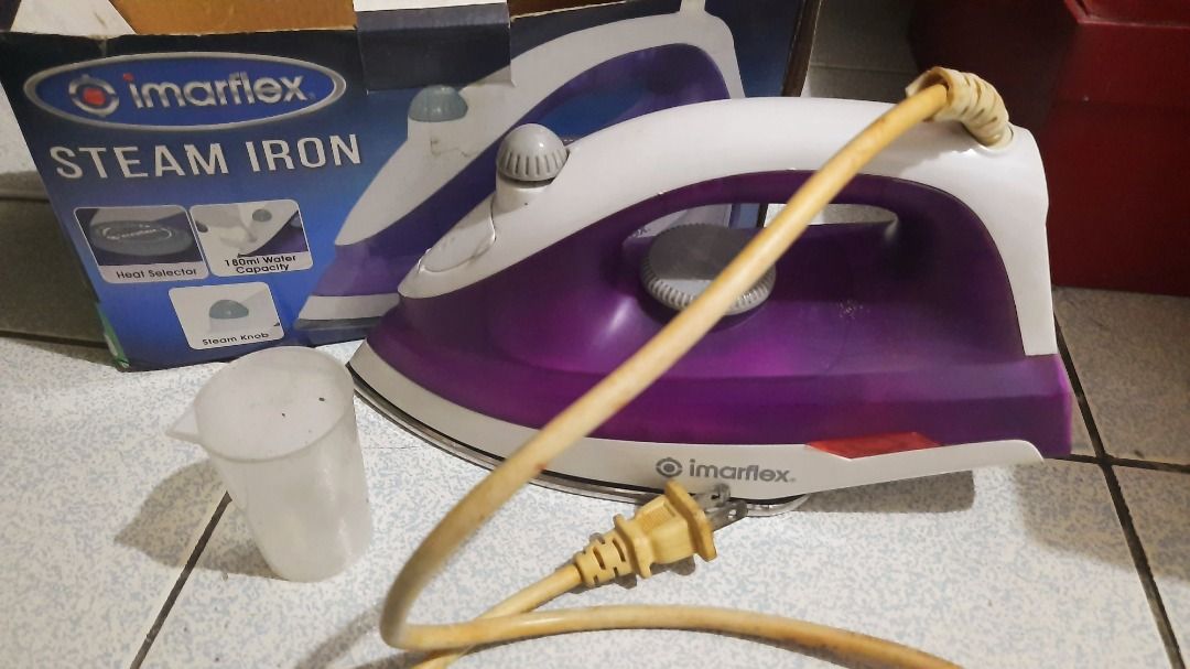 Imarflex Dry Steam Flat Iron / Plantsa, TV & Home Appliances, Irons & Steamers on Carousell