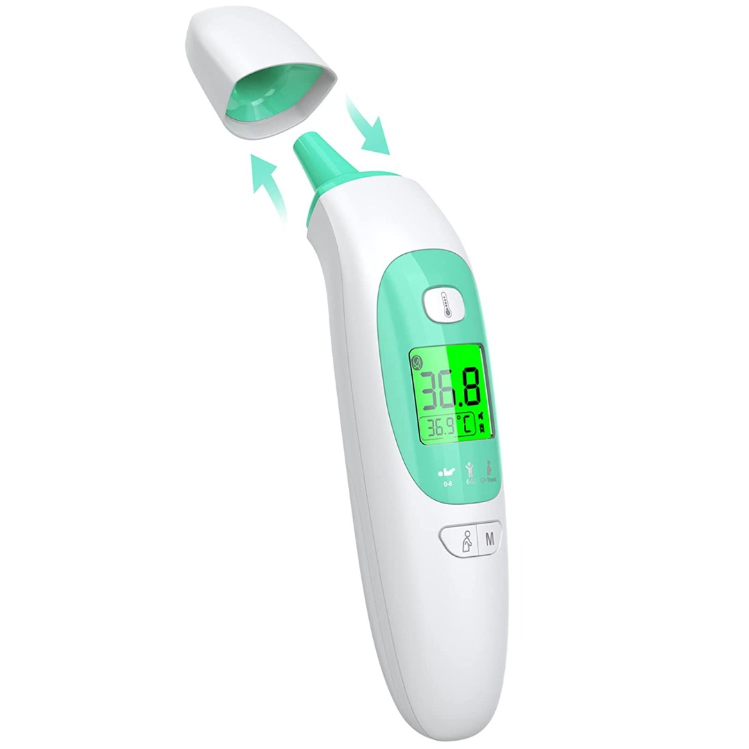 Infrared Digital Ear and Forehead Thermometer, KKmier Non Contact ...