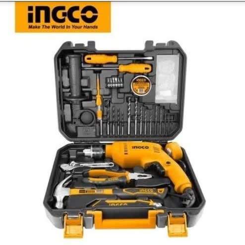 INGCO 115 Pcs Tools Set with 680W Impact Drill HKTHP11151, Furniture ...