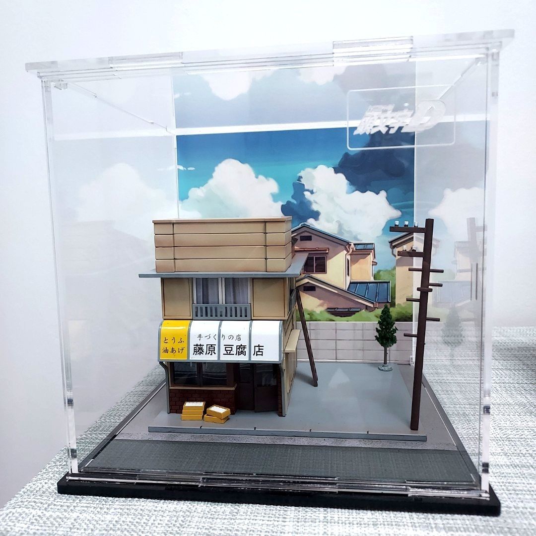 Initial D 1/64 Fujiwara Tofu Shop + upgrade kit bundle diorama set ...