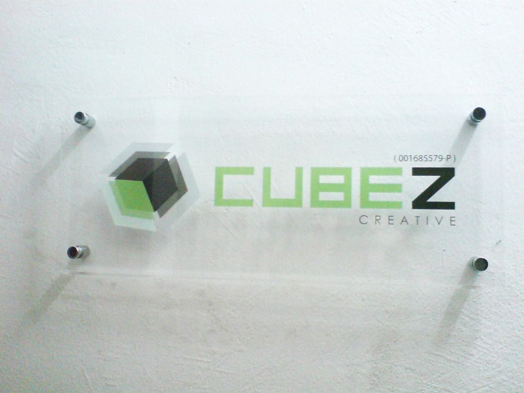 INSTALL ACRYLIC SIGNAGE l pasang papan akrilik panel logo, Services ...