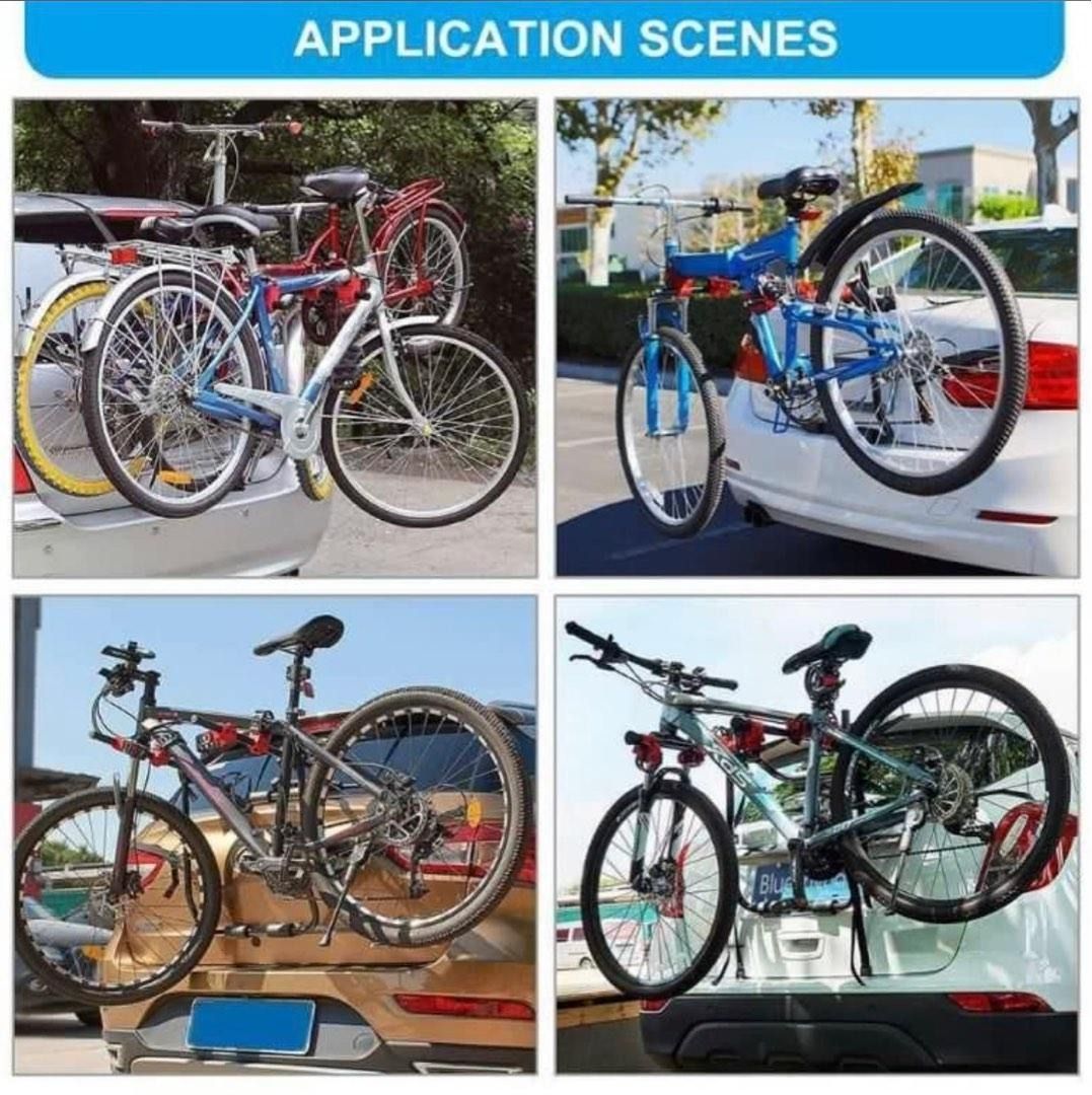 Bicycle Car Rack Mounting Rear Back Bike Carrier, Hook on version ...