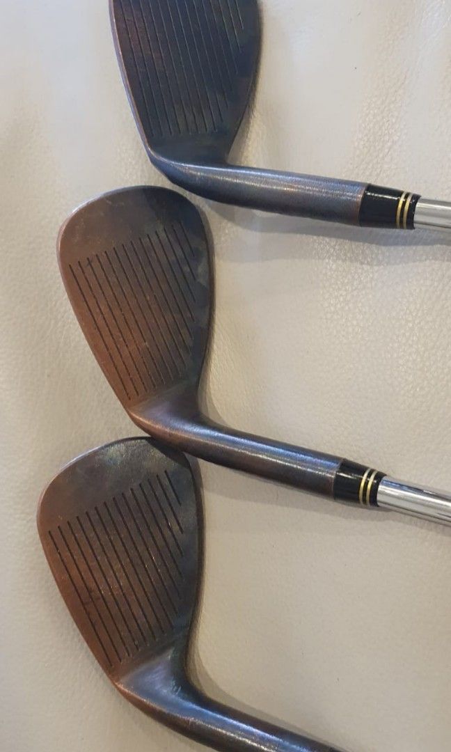RARE Itobori black copper wedge set 50 56 60 nspro 850, Sports Equipment, Sports & Games, Golf ...