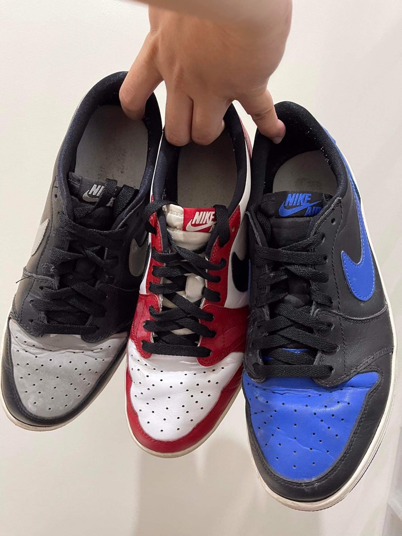 Jordan 1 lows, Men's Fashion, Footwear, Sneakers on Carousell