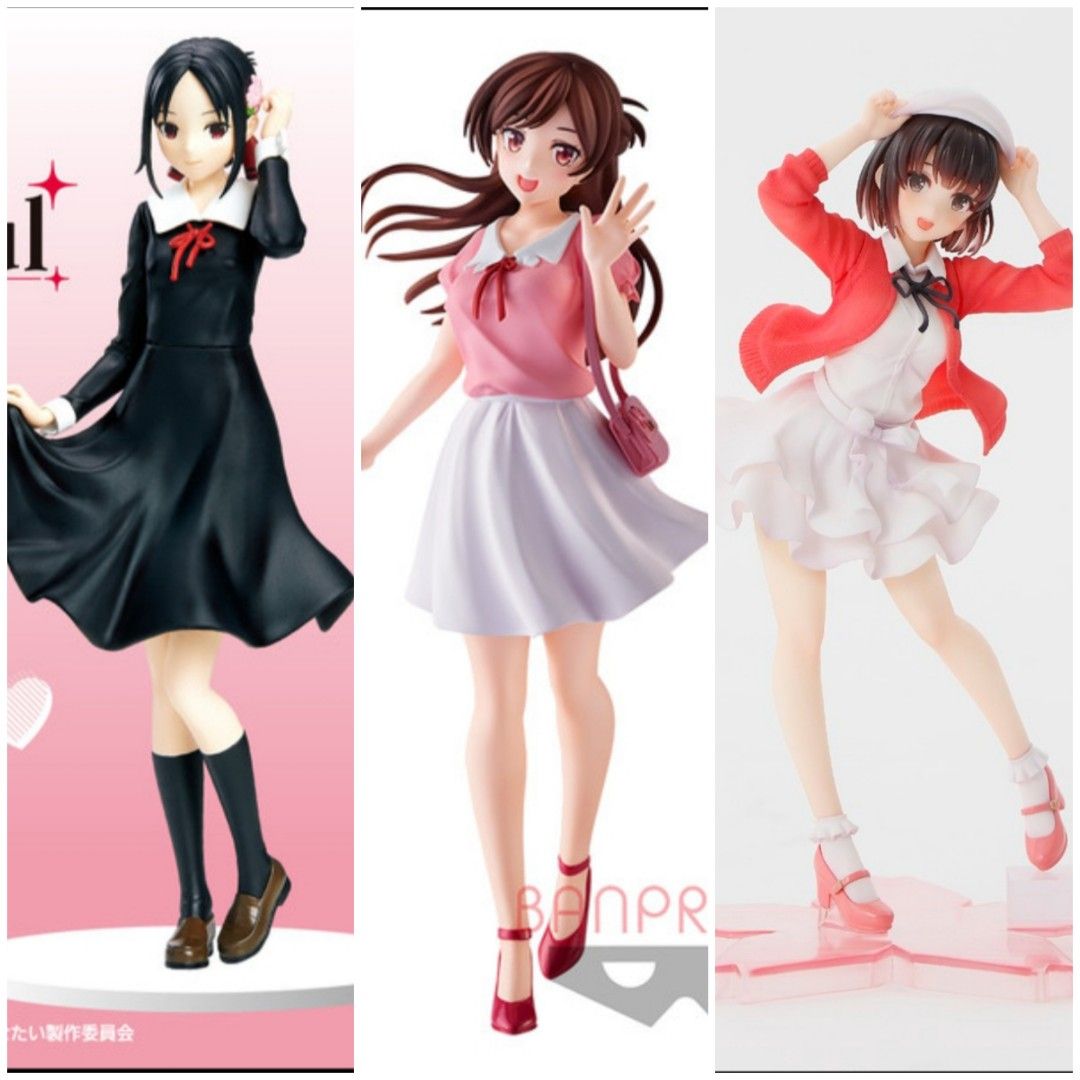 [Kaguya , Kanojo Okarishimasu, Saekano] Banpresto and Taito Figures ...