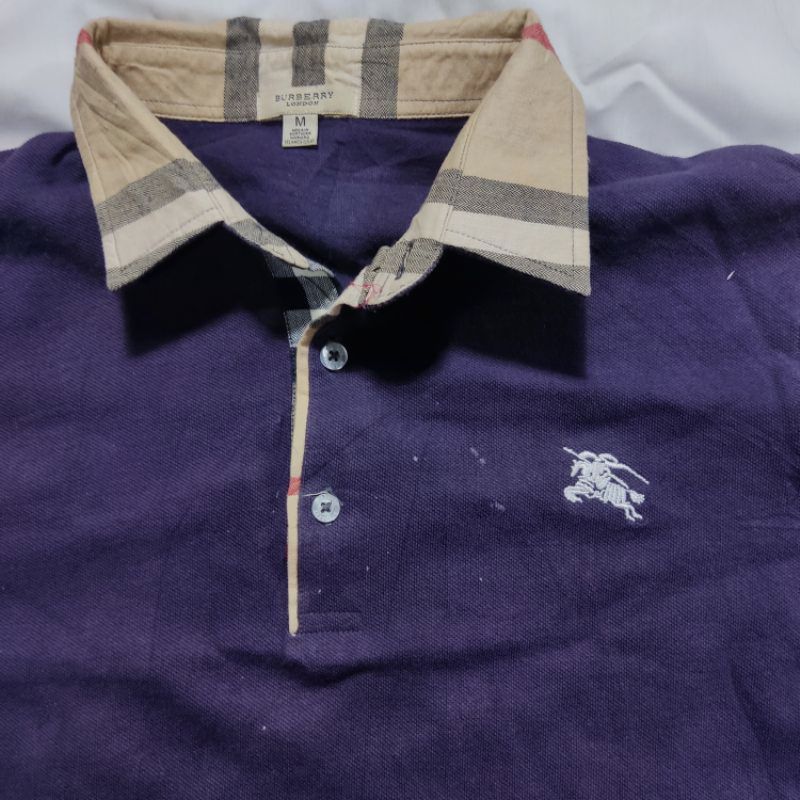 Kaos Polo Kerah Panjang Burberry Original, Fesyen Pria, Pakaian ... Kaos Polo Kerah Panjang Burberry Original, Fesyen Pria, Pakaian ...